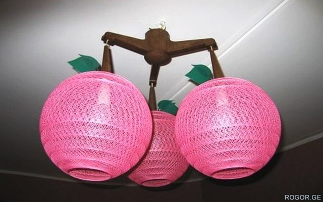 როგორ გავაკეთოთ ორიგინალური ჭაღი - rogor.ge