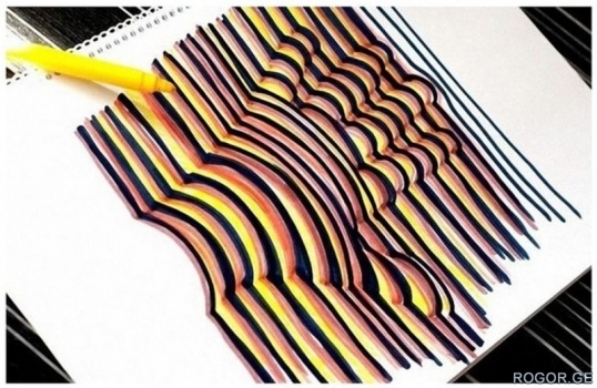 როგორ დავხატოთ პირველი 3D ნახატი - rogor.ge