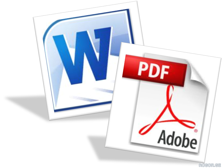 Word PDF Rogor ge word-pdf-rogor-ge