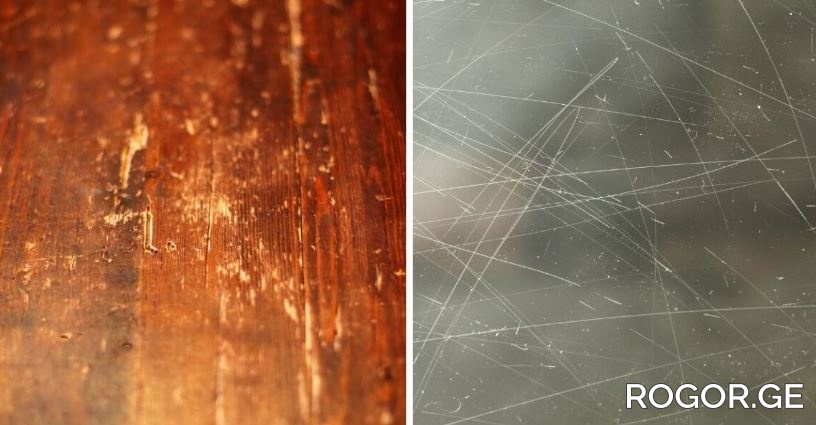 როგორ მოვიშოროთ ნაკაწრები ნებისმიერი ზედაპირიდან - rogor.ge