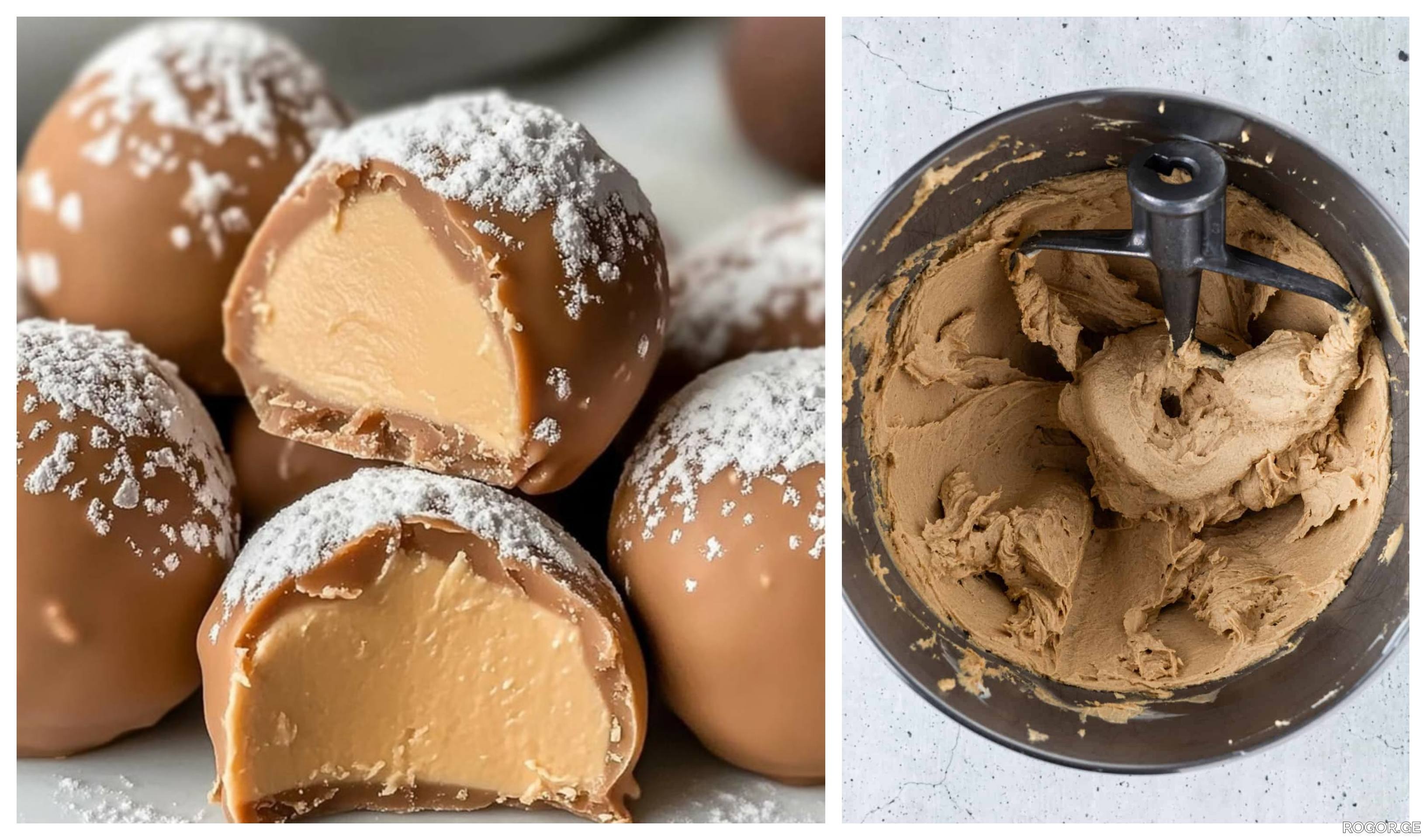 არაქისის ბურთულები - გემრიელი დესერტი - rogor.ge